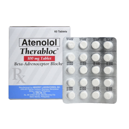 Buy Therabloc atenolol 100mg tablet 60's online with MedsGo. Price - from